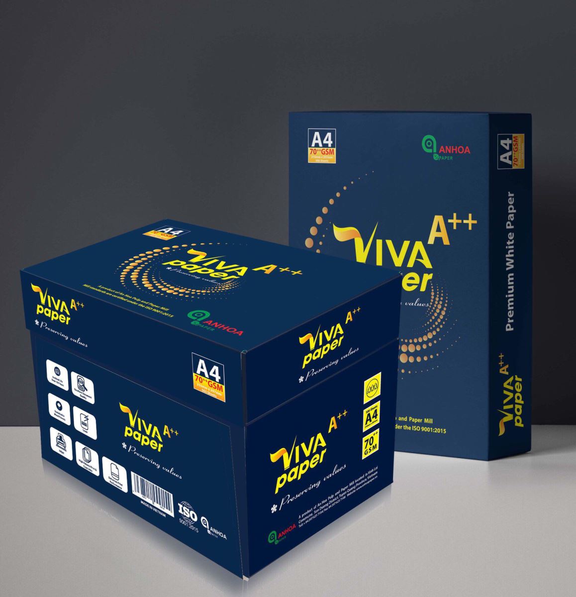 Giấy viva paper A++ 70 gms A4